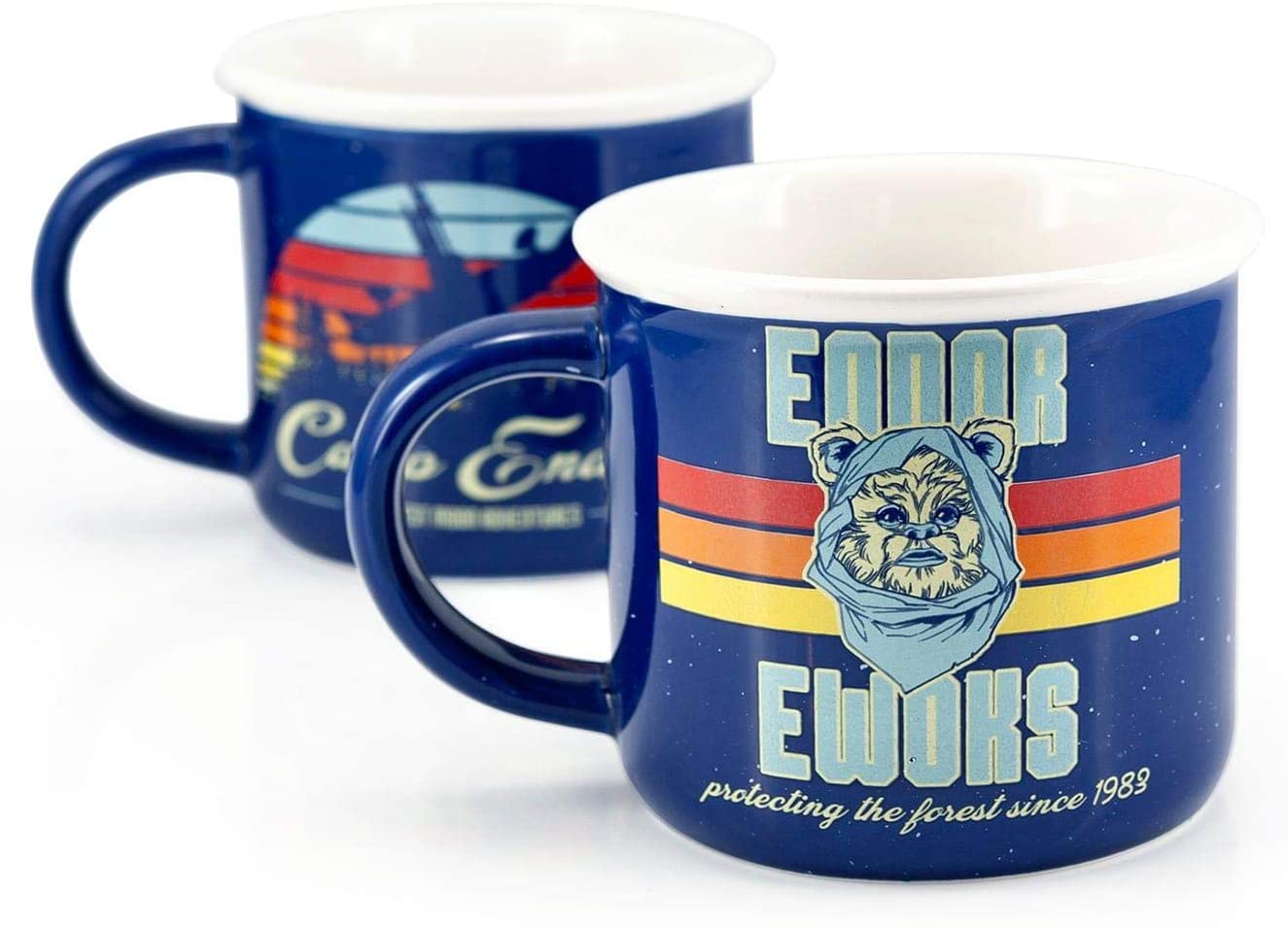 Star Wars Camp Endor Retro Mugs | Ewok Forest Camp of Endor Cups | Set ...