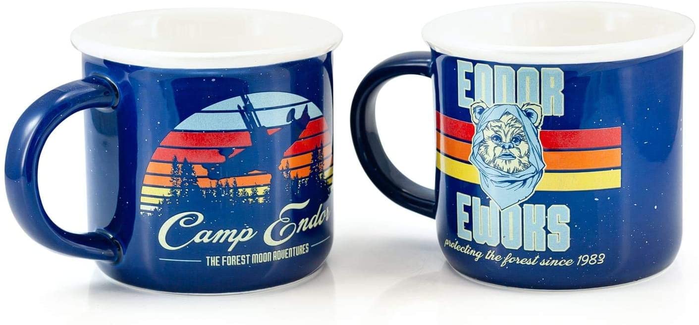 Star Wars Camp Endor Retro Mugs | Ewok Forest Camp of Endor Cups | Set ...