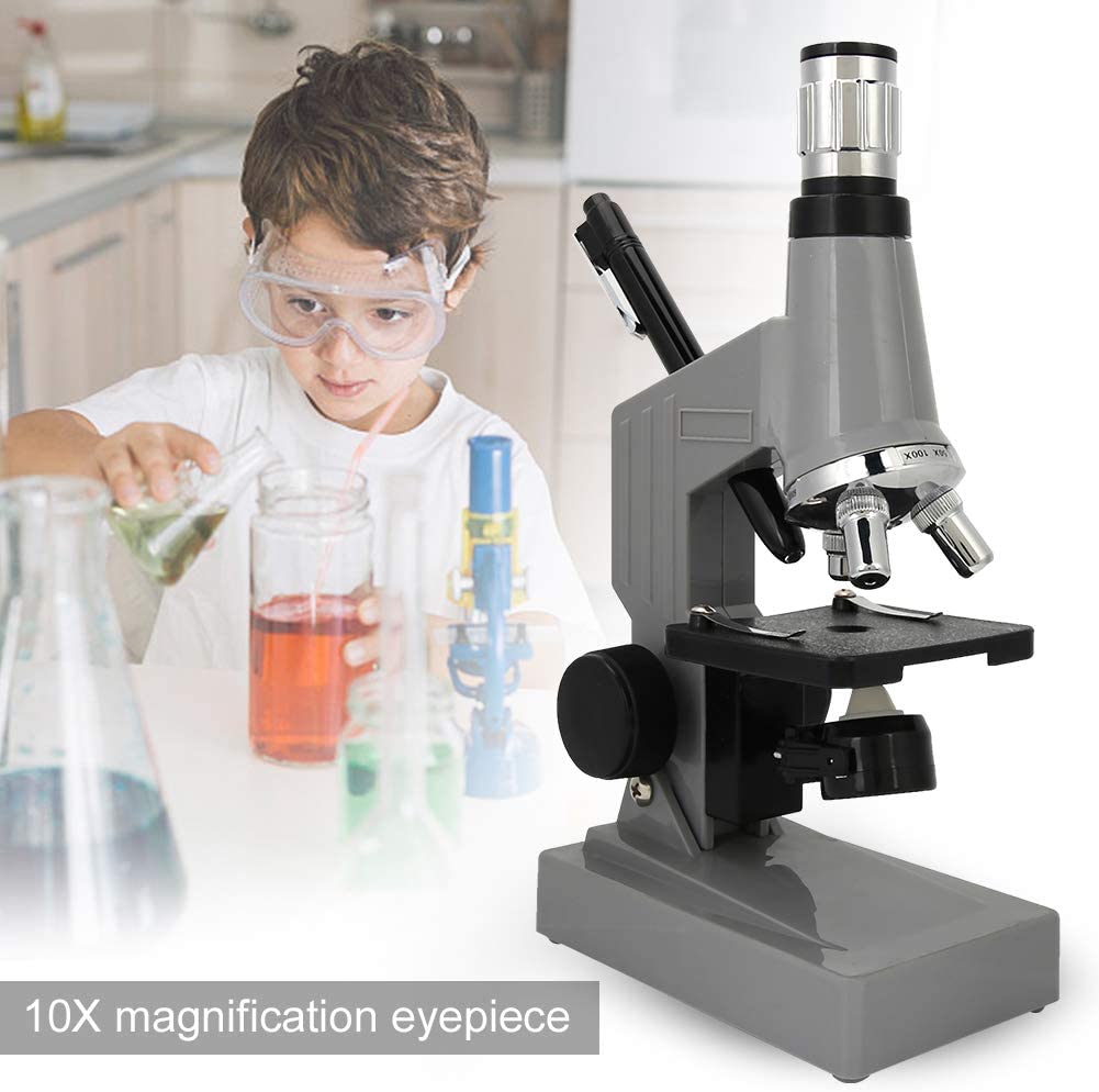 Alomejor Microscope Student 1200X Biological Microscope Science Lab 10 ...