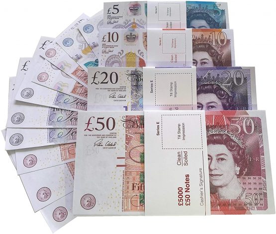 Big Screen Stacks | UK COMPANY | PROP MONEY | UK POUNDS GBP BANK NOTES ...