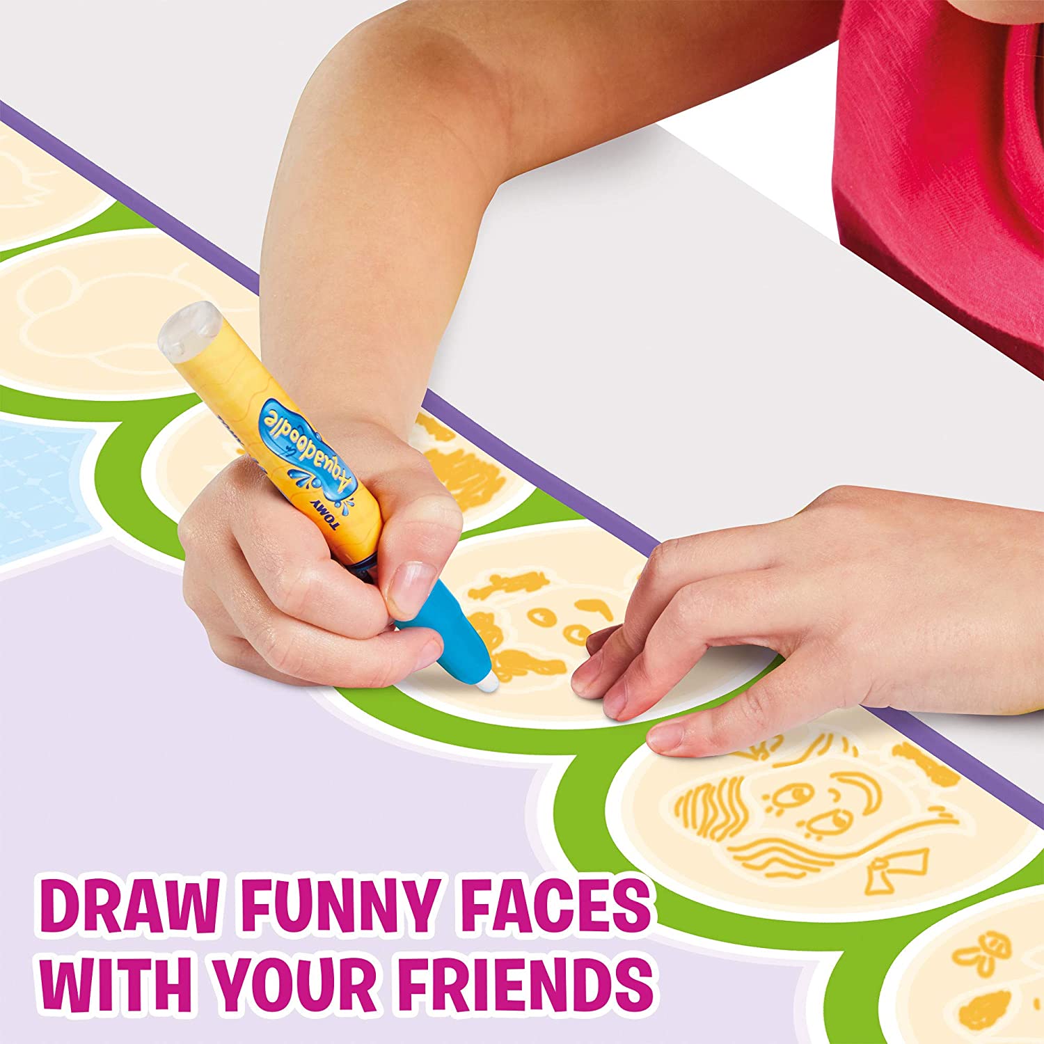 Aquadoodle Shape & Create Large Water Doodle Mat, Official TOMY No Mess ...
