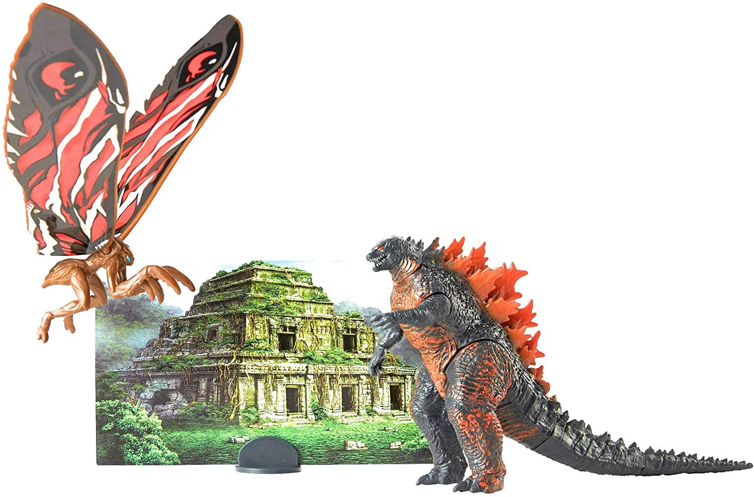 Godzilla King of the Monsters Monster Fire Godzilla & Mothra Action ...