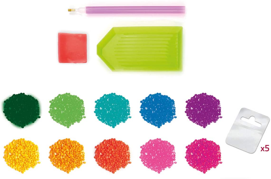 Sycomore – Mosaic Stickers for Children – 5 Diamond Painting Cats – New ...