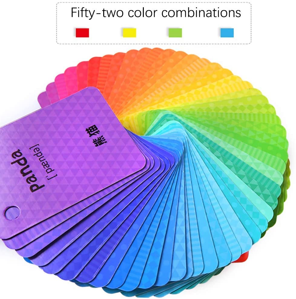 Zerich Kids Learning Pocket Flash Cards- Children’s Early Educational ...