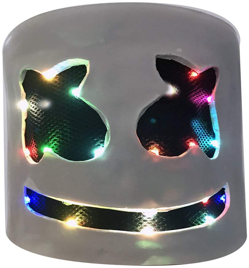 yacn DJ Helmet&DJ Led Mask ,Music Festival Full Head Helmets Latex Mask ...