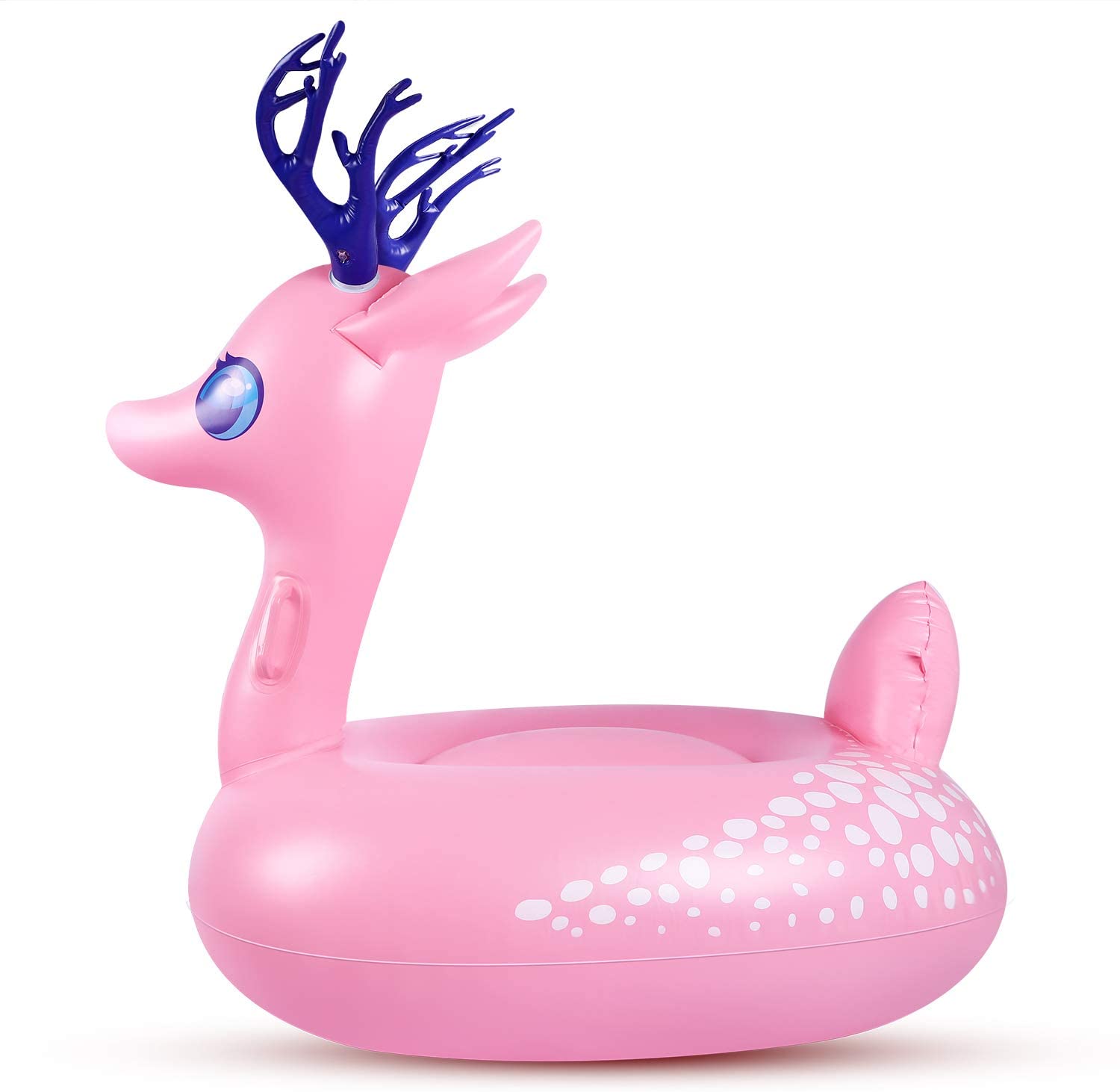 Flyboo Deer Pool Float Inflatable Ride-On Rafts with Fast Valves Summer ...