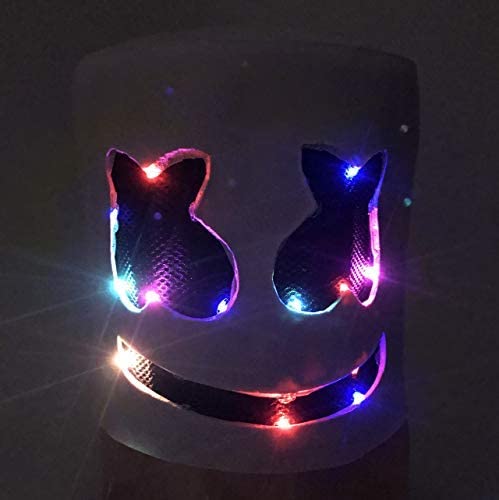 yacn DJ Helmet&DJ Led Mask ,Music Festival Full Head Helmets Latex Mask ...