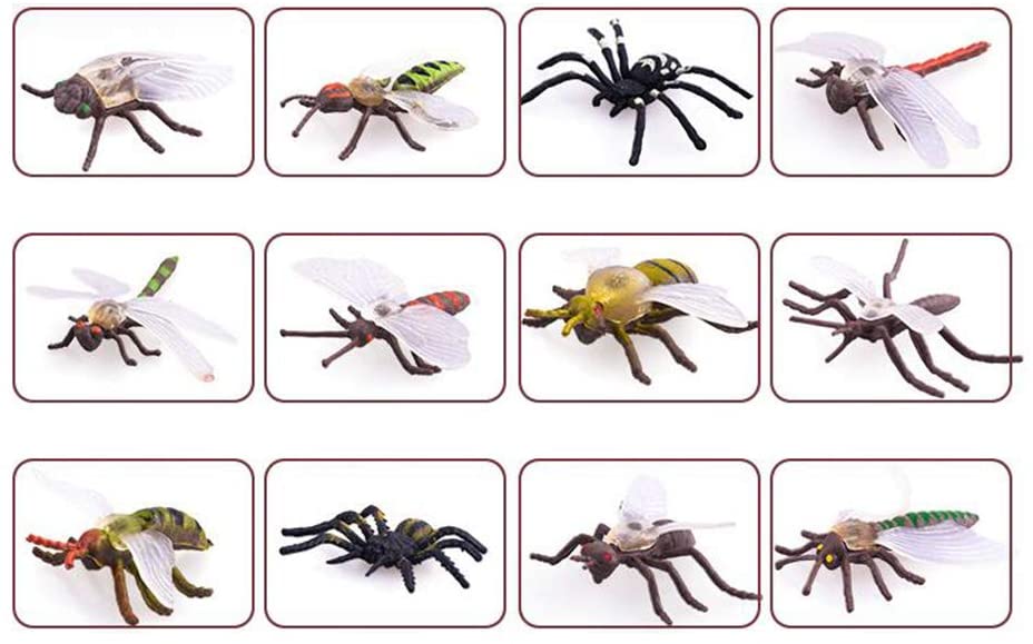 Toyvian Plastic Insects Playset Toy Figures Pack of 72 – TopToy