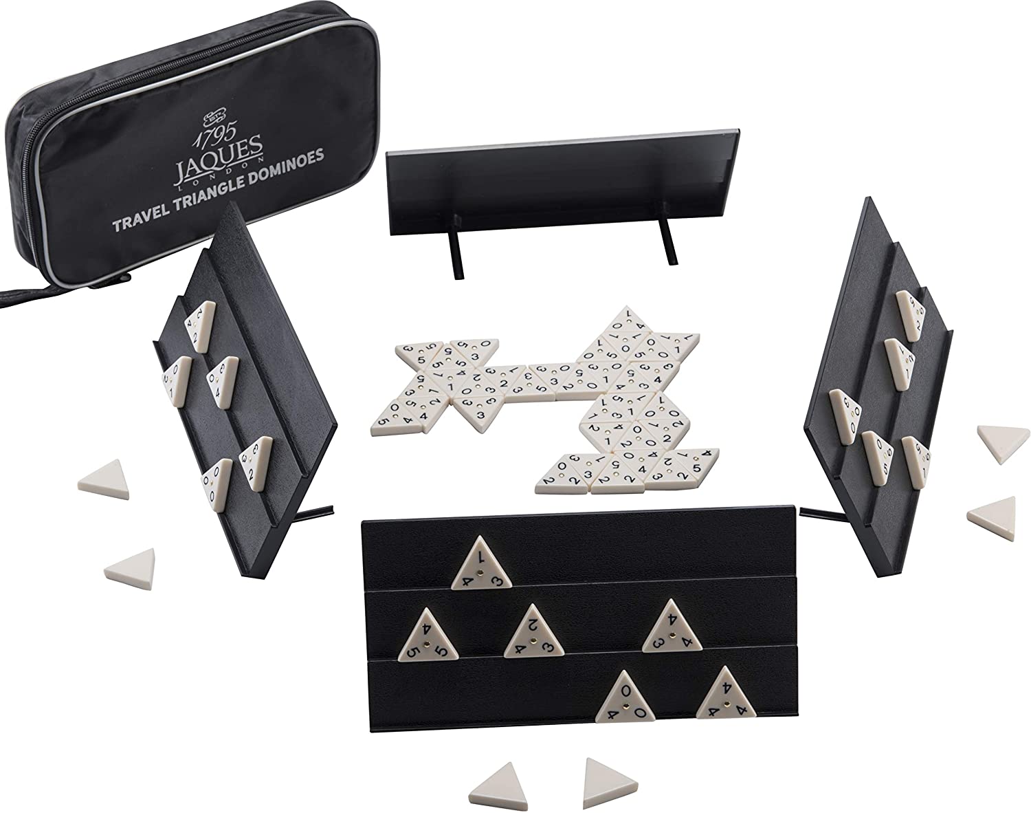 Jaques of London Triangle Dominoes Game | Perfect Traditional Family ...