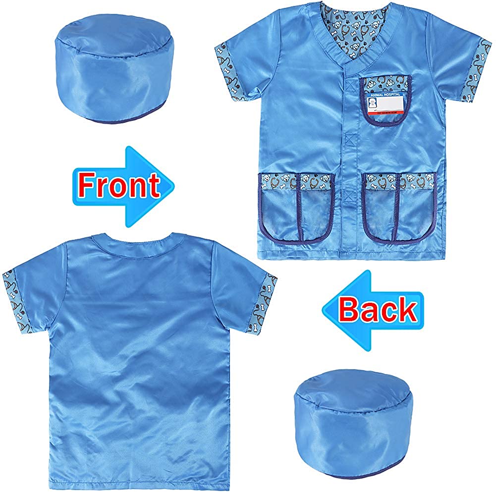Tacobear Veterinarian Vet Costume Kids Role Play Dress Up Costume ...