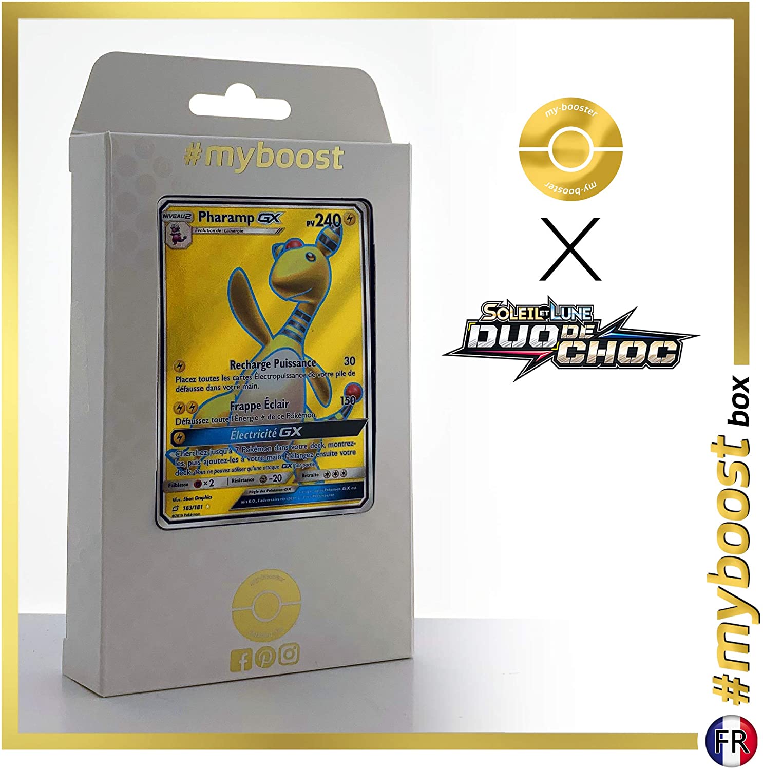 Pharamp-GX (Ampharos-GX) 163/181 Full Art – #myboost X Soleil & Lune 9 ...