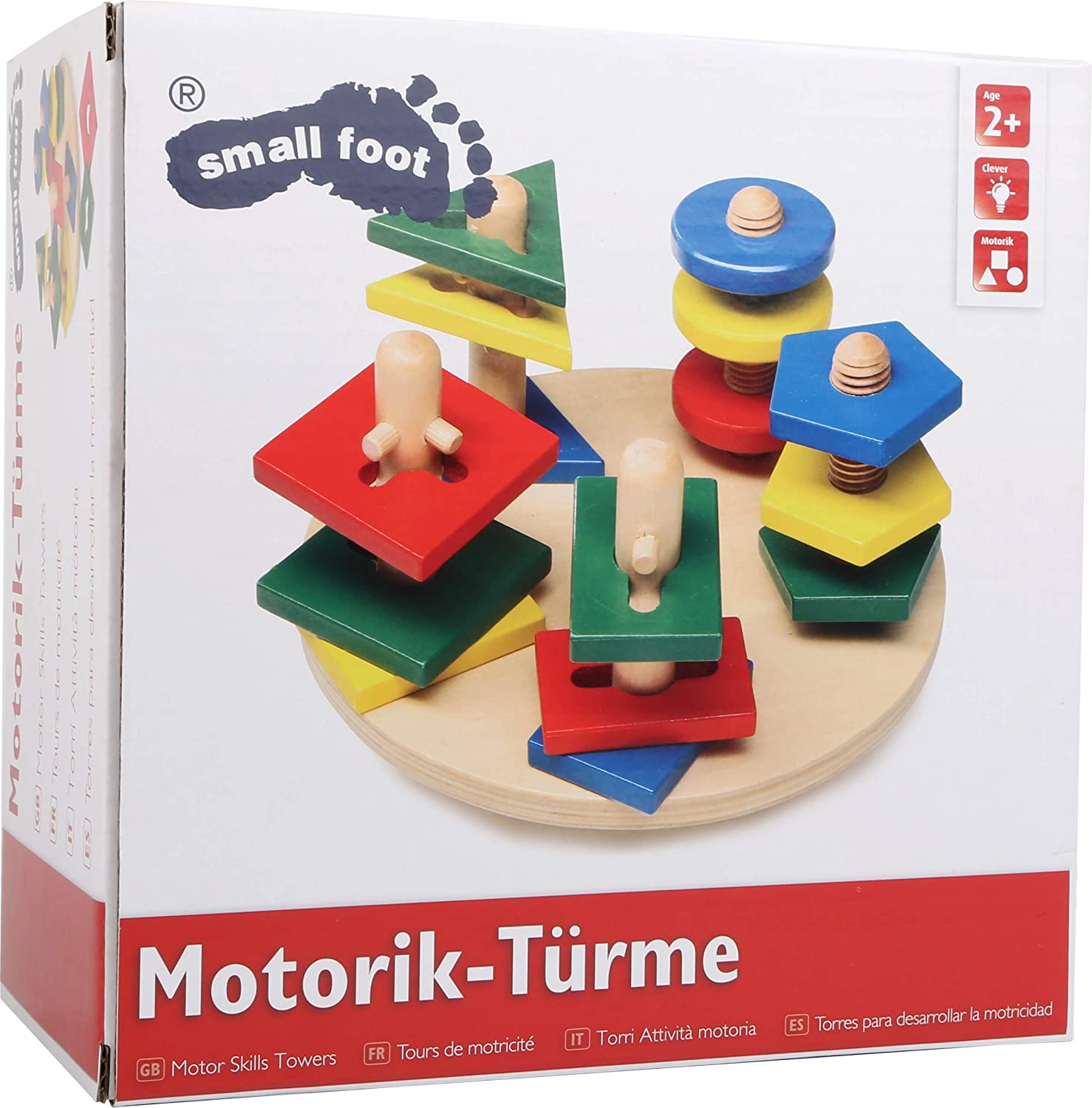 Small Foot 1152 Motor skills towers wood, educational toys, classic ...