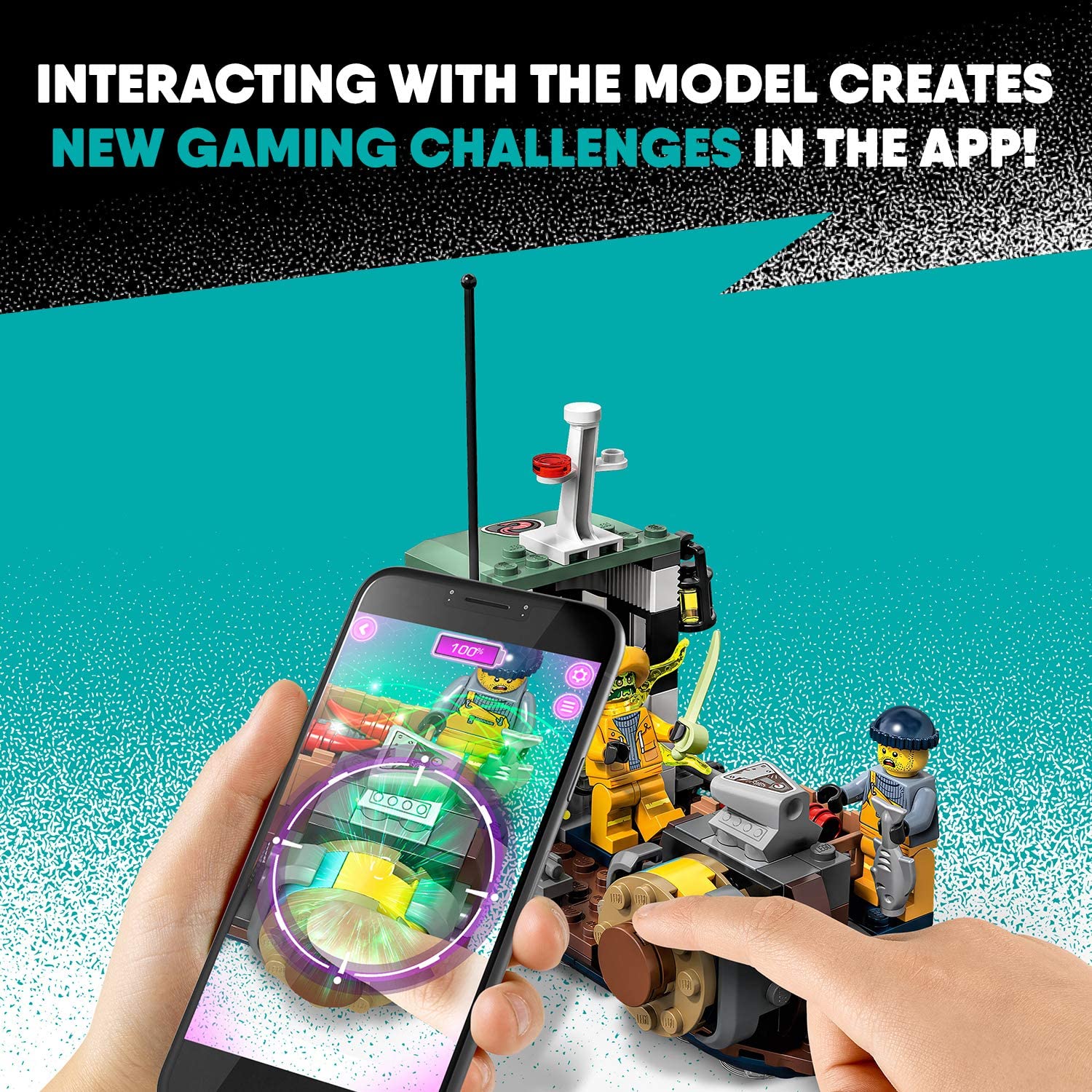 LEGO Hidden Side 70419 Wrecked Shrimp Boat Building Set, AR Games app ...