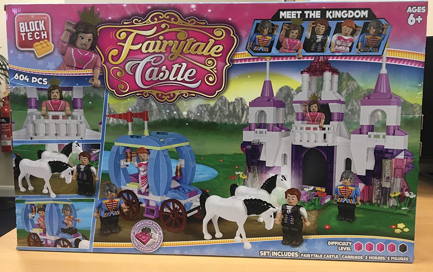 Block Tech Fairytale Castle 604 Piece Playset – TopToy