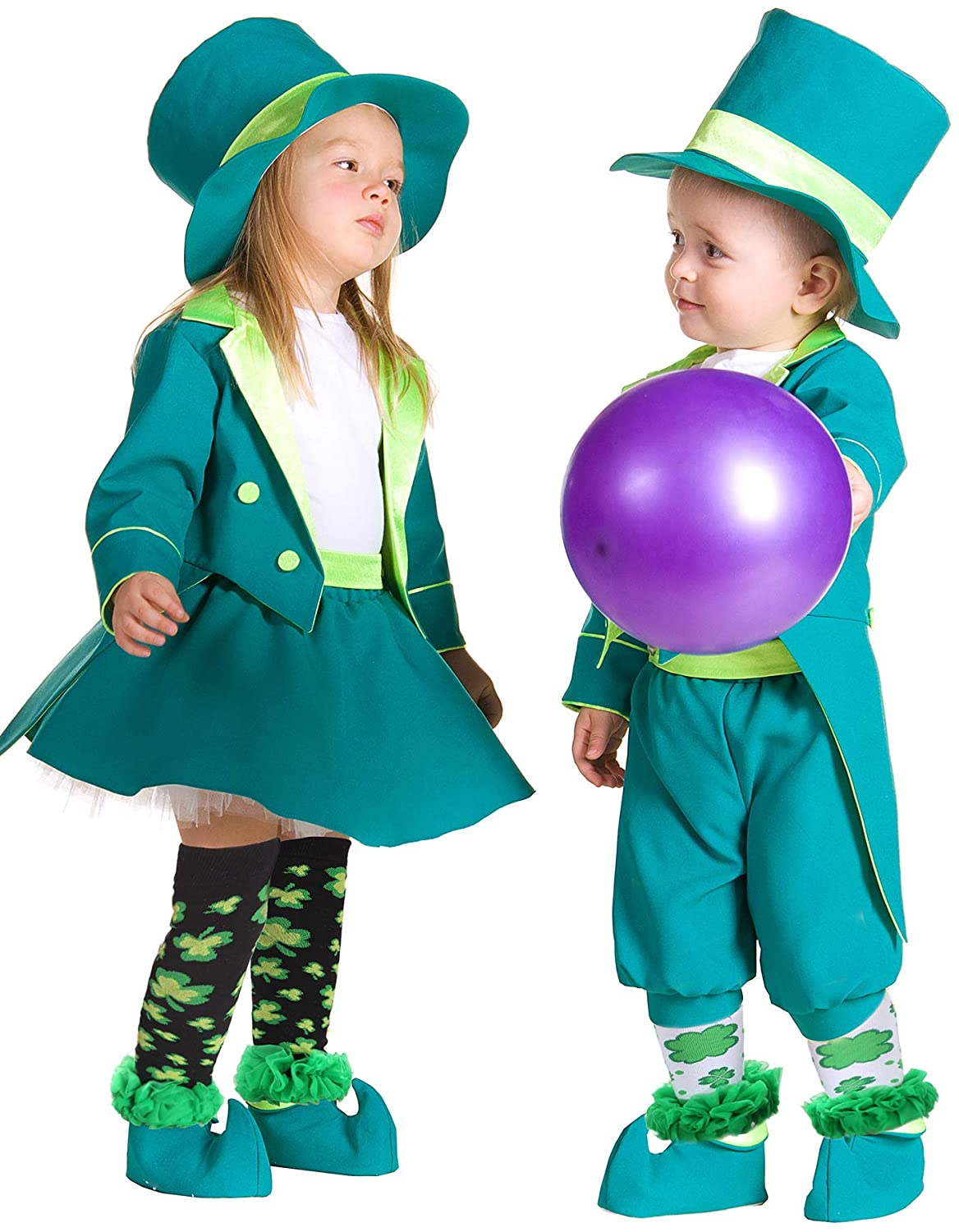 3 pairs St. Patrick’s Day Irish Leg Warmers Shamrock striped Leg ...