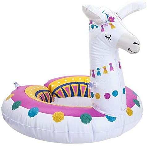 36″ Jumbo Inflatable Llama Alpaca Swim Ring Summer Beach Pool Float ...