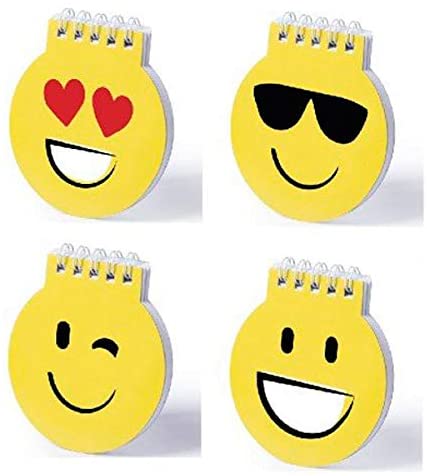 DISOK Lot of 20 Notebooks Emoticons Emojis – Notebook of fun emoji ...