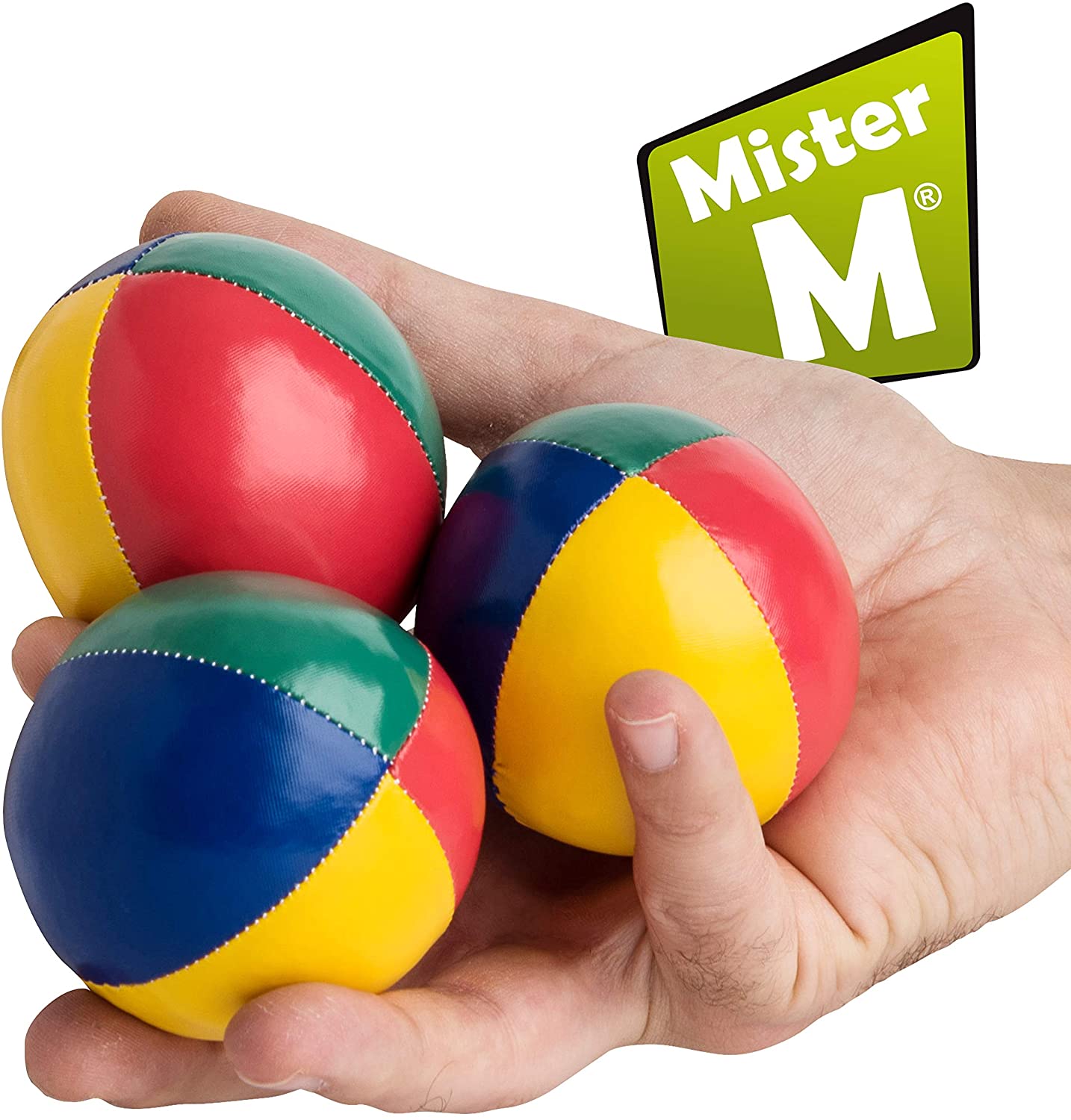 Mister M 5 Juggling Balls in Jute Bag | 100g per Ball, 60mm Diameter ...