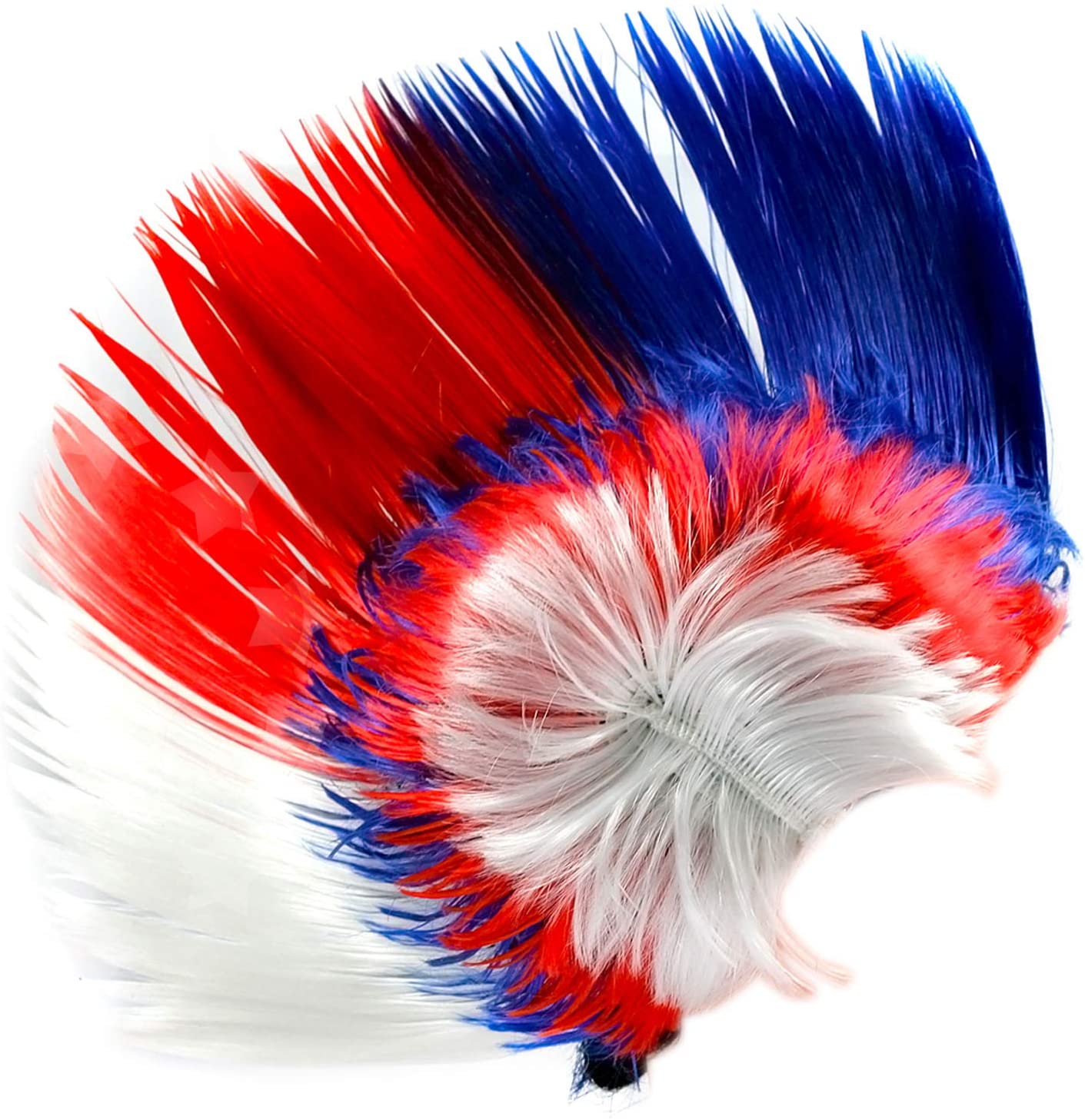 ENET Unisex 70s 80s Punk Mohican Rocker Wigs Mohawk Wig Party Fancy ...