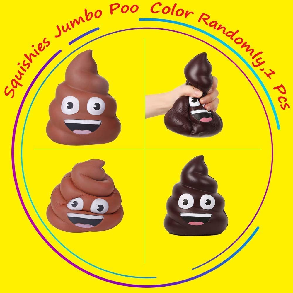 Anboor Squishies Jumbo Poo Brown Slow Rising Super Soft Scented Kawaii ...
