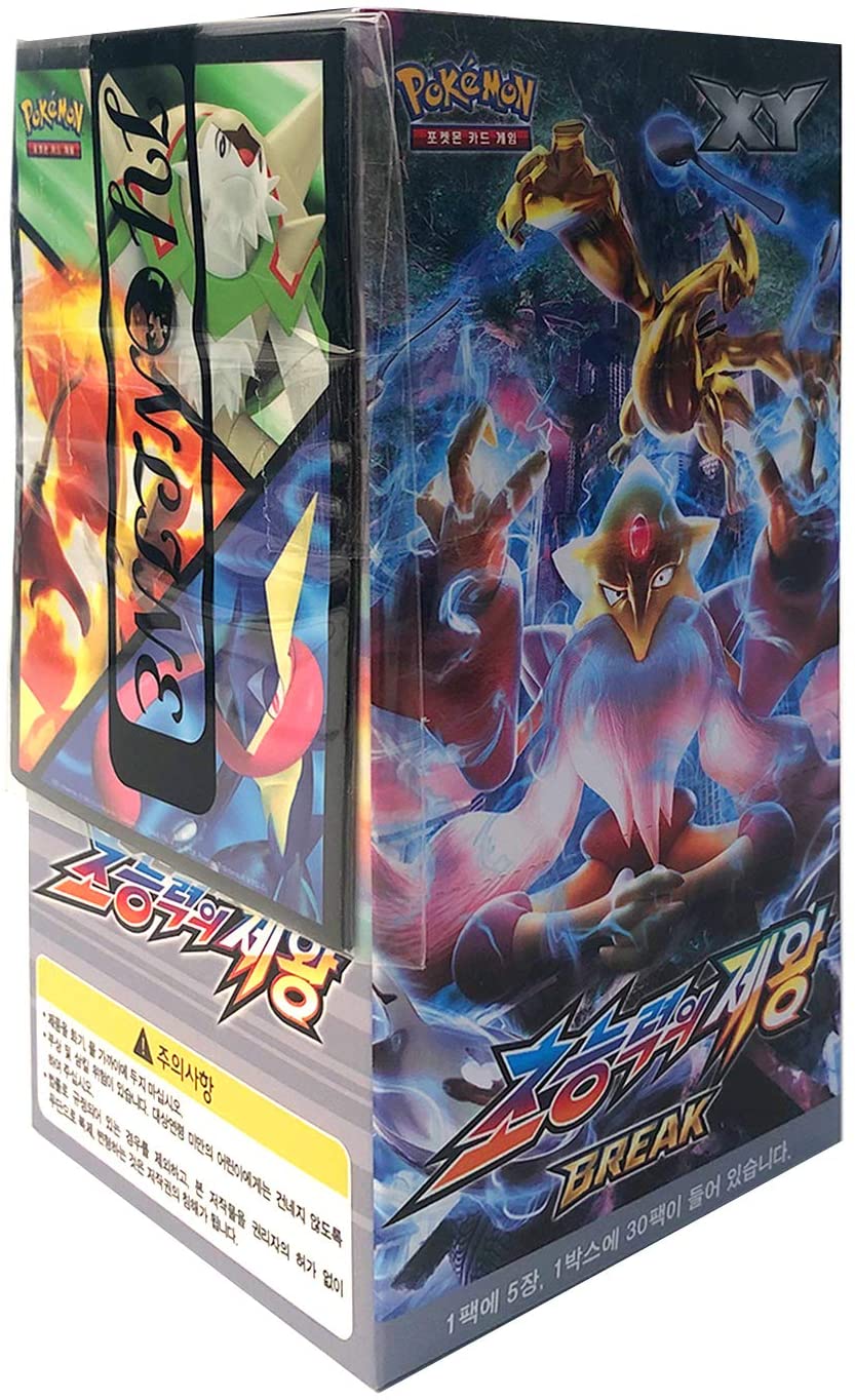Pokemon Card XY10 BREAK Booster Pack Korea Version TCG + 3pcs Premium ...