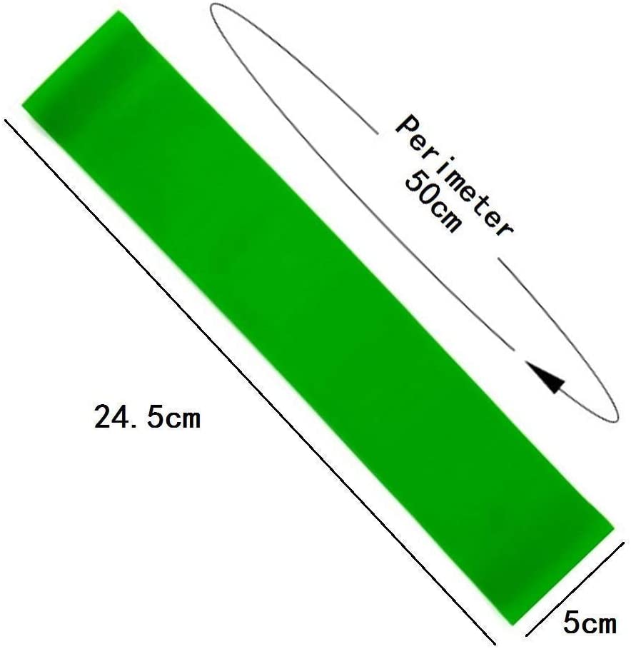 JeVenis Set of 5 Natural Latex Stretch Foot Bands Chair Fidget Bands ...