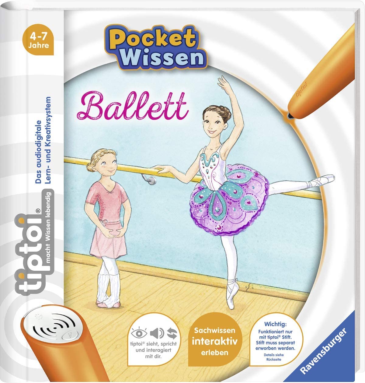 tiptoi Ravensburger Book 4-7 Years | Pocket Wissen – Ballet ...
