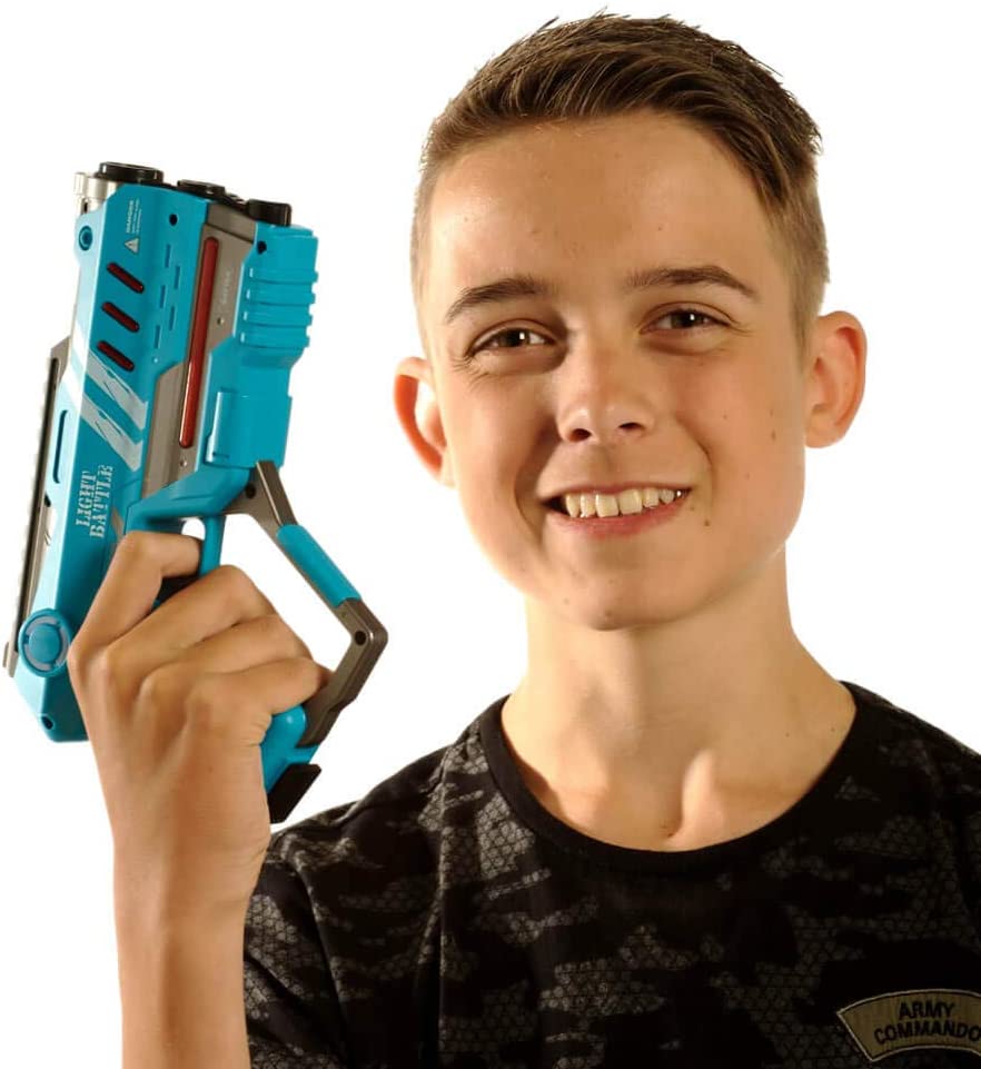 Light Battle Laser Gun set – 2 Anti-Cheat Infrared guns (red, blue ...
