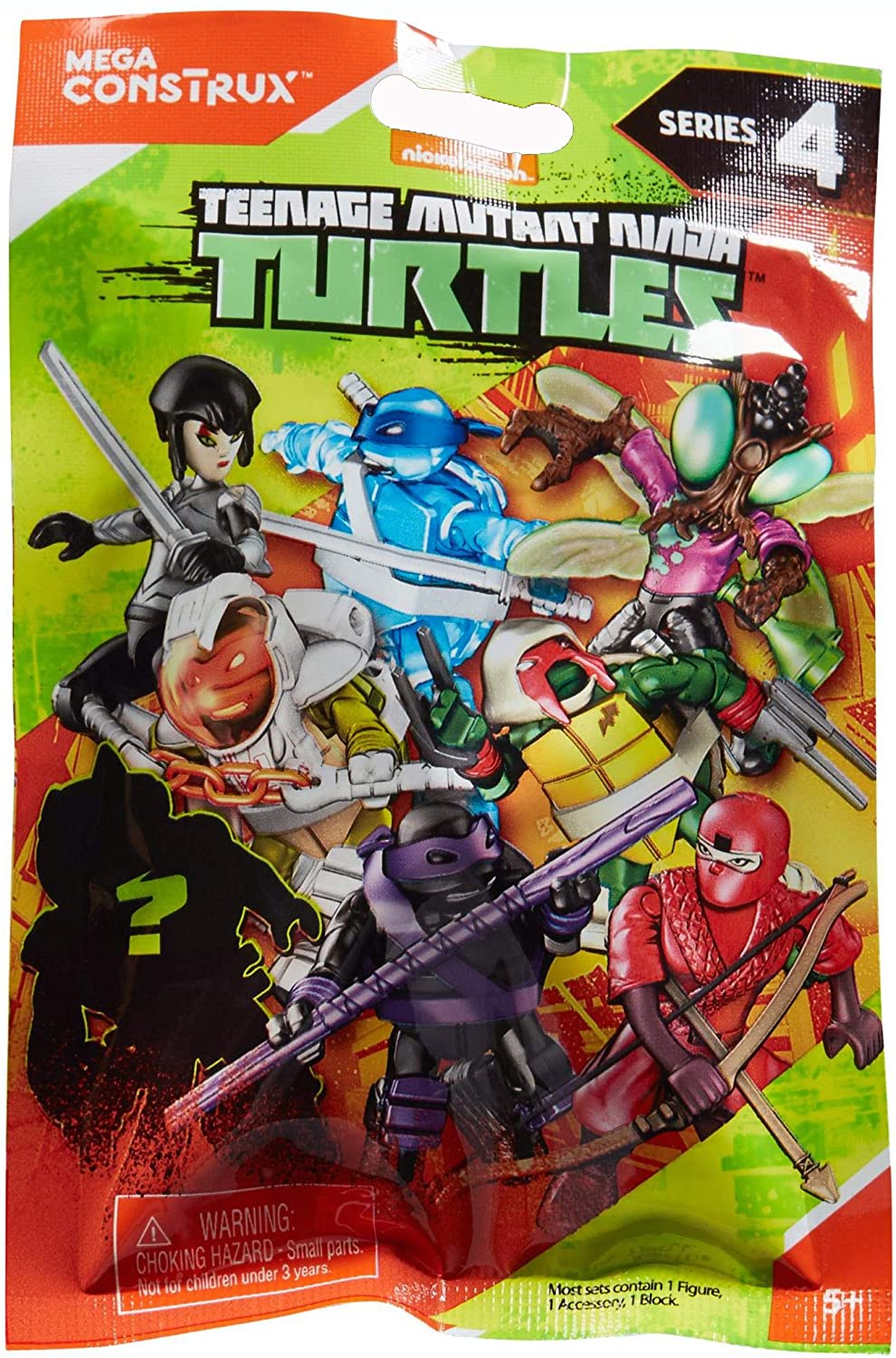 Teenage Mutant Ninja Turtles Mega Construx Series Mini Figure Blind Bag ...