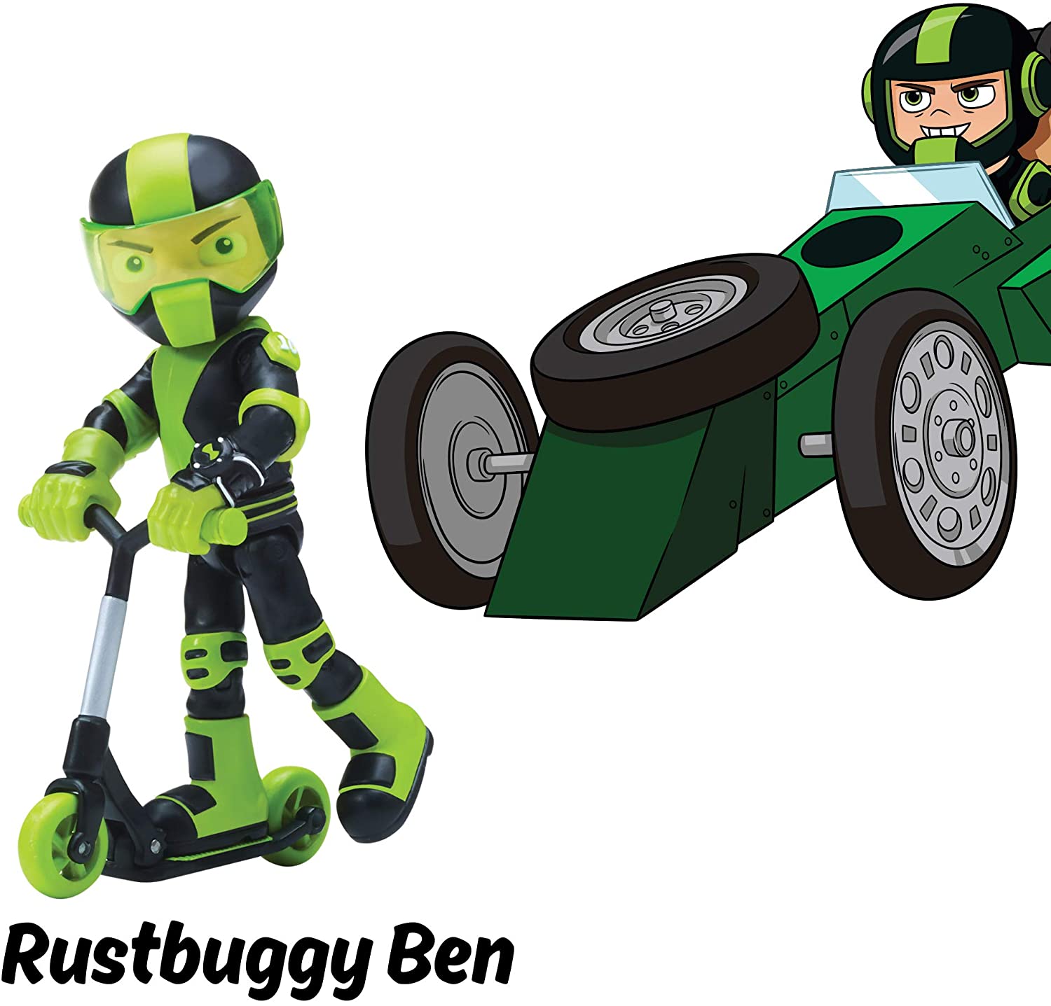 PlayMates Ben 10 Ben W/ Rustbuggy Outfit Action Figure – TopToy