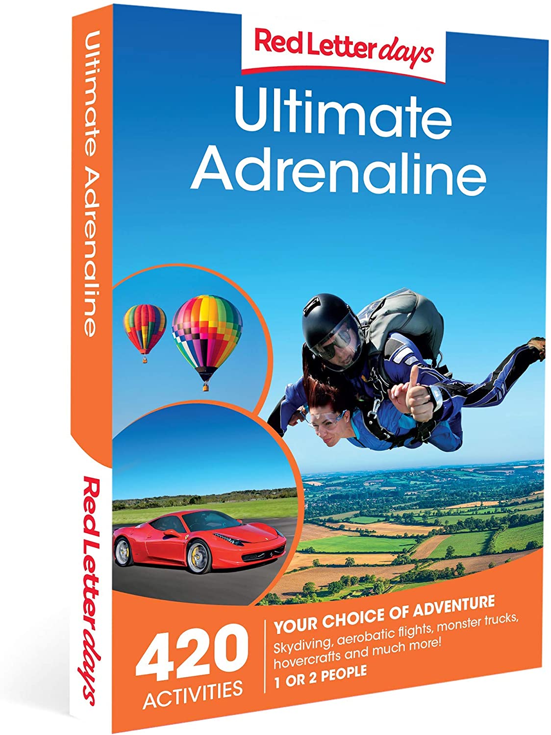 Red Letter Days Ultimate Adrenaline Gift Voucher – 420 exciting gift ...