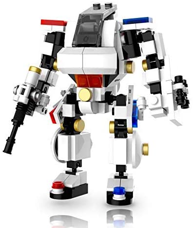 MyBuild Mecha Frame Mech Building Kit Building Blocks Toy Riot Police ...