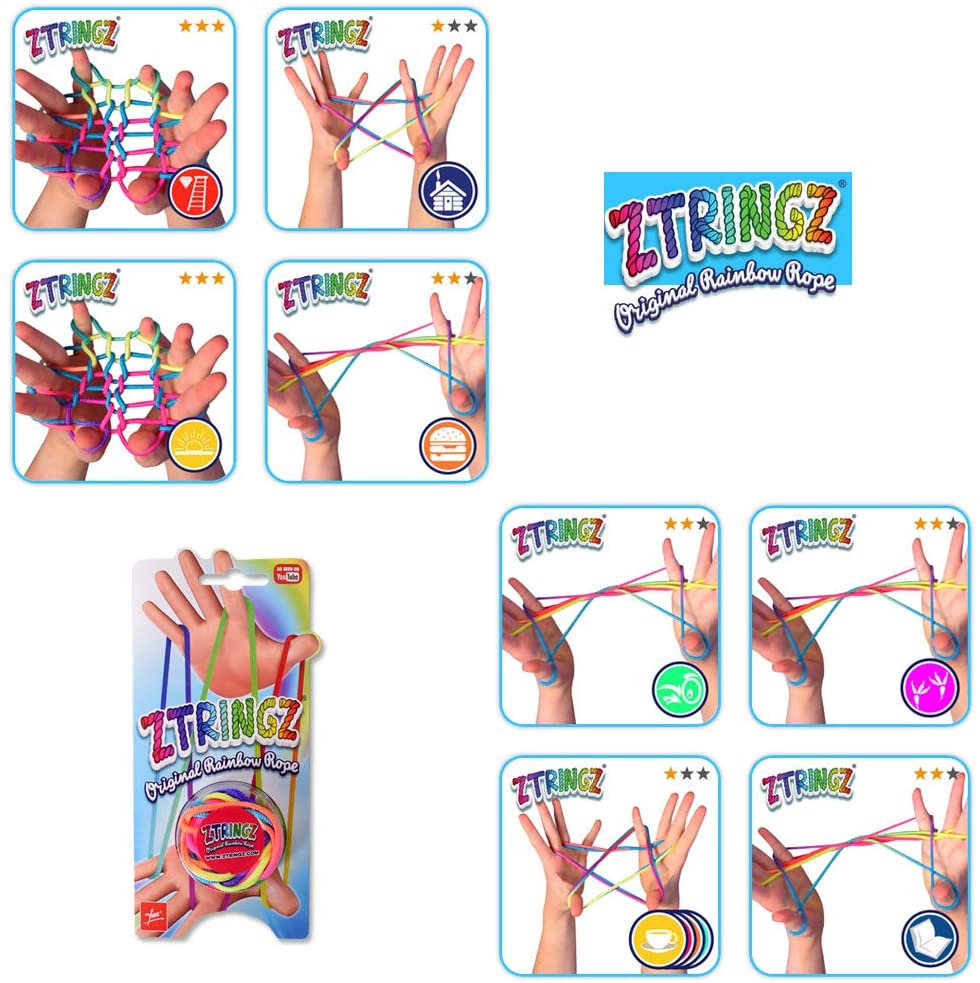 TE-Trend Ztringz Fingerspielzeug Schnurspiel Thread Game Seilpuzzle ...
