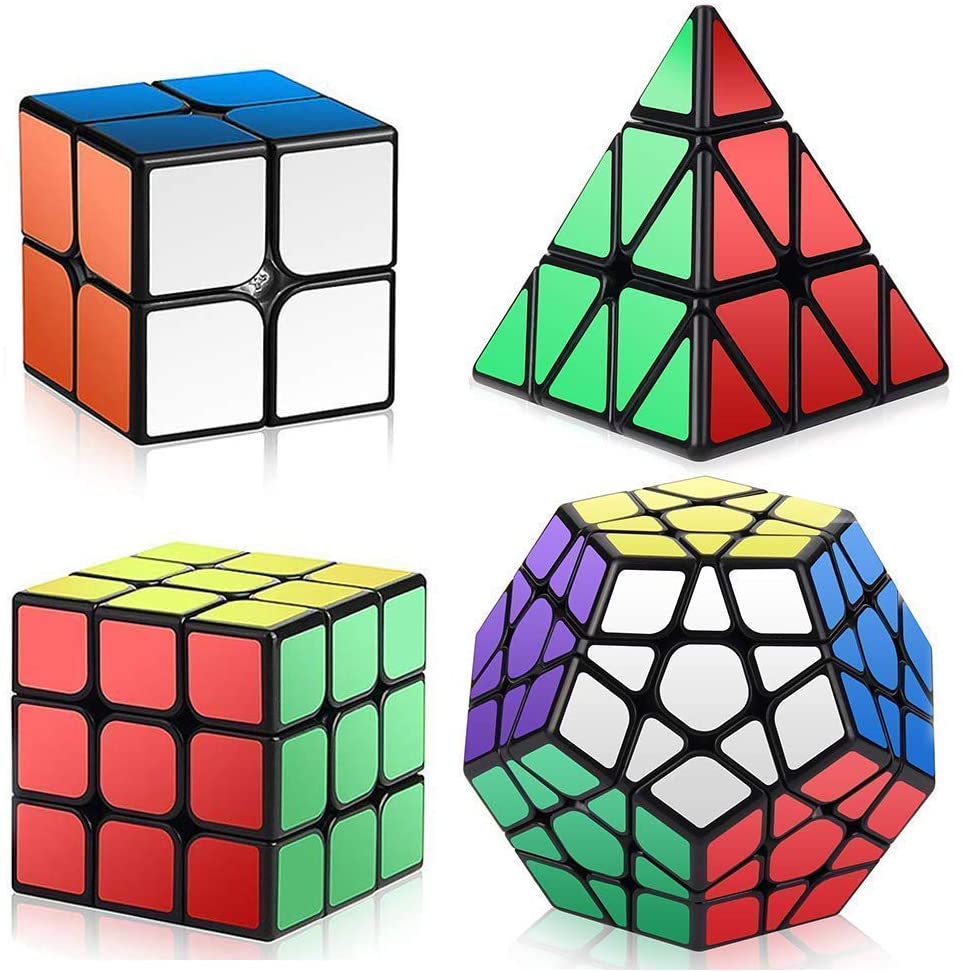 ROXENDA 2x2x2 3x3x3 Megaminx Pyramid Cube Set – TopToy