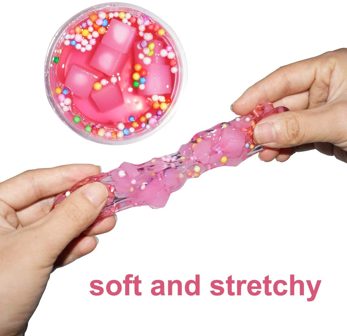SWZY 2018 Newest Jelly Cube Slime Sponge Crystal Slime Fruit Coconut ...