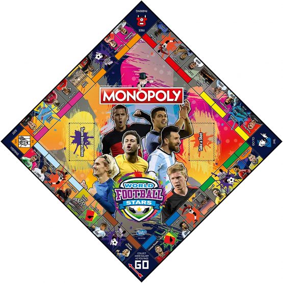 World Football Stars Monopoly Board Game – TopToy