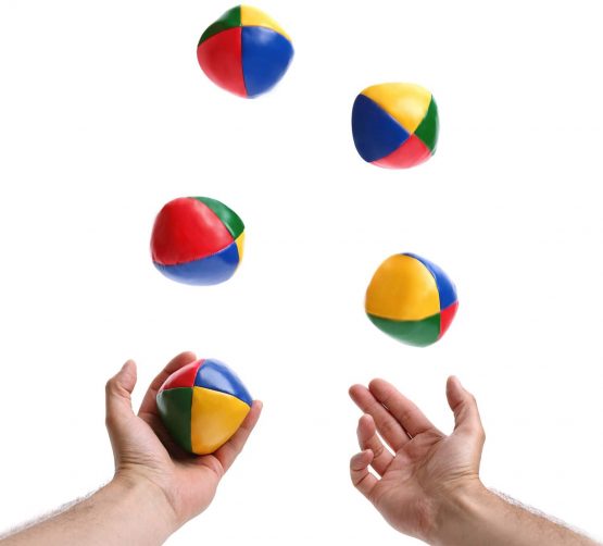 6 Packs Juggling Balls Set for Beginners, Quality Mini Juggling Balls ...