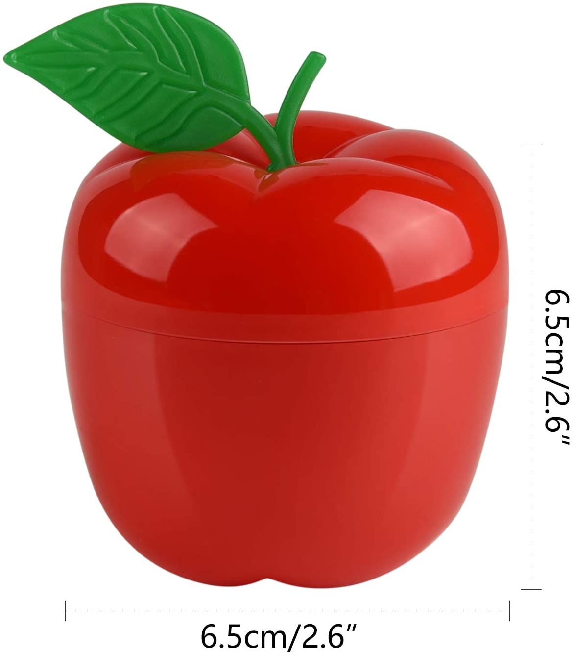 FEPITO 15 Pack Red Apple Favor Container Toy Filled Bobbing Apples ...