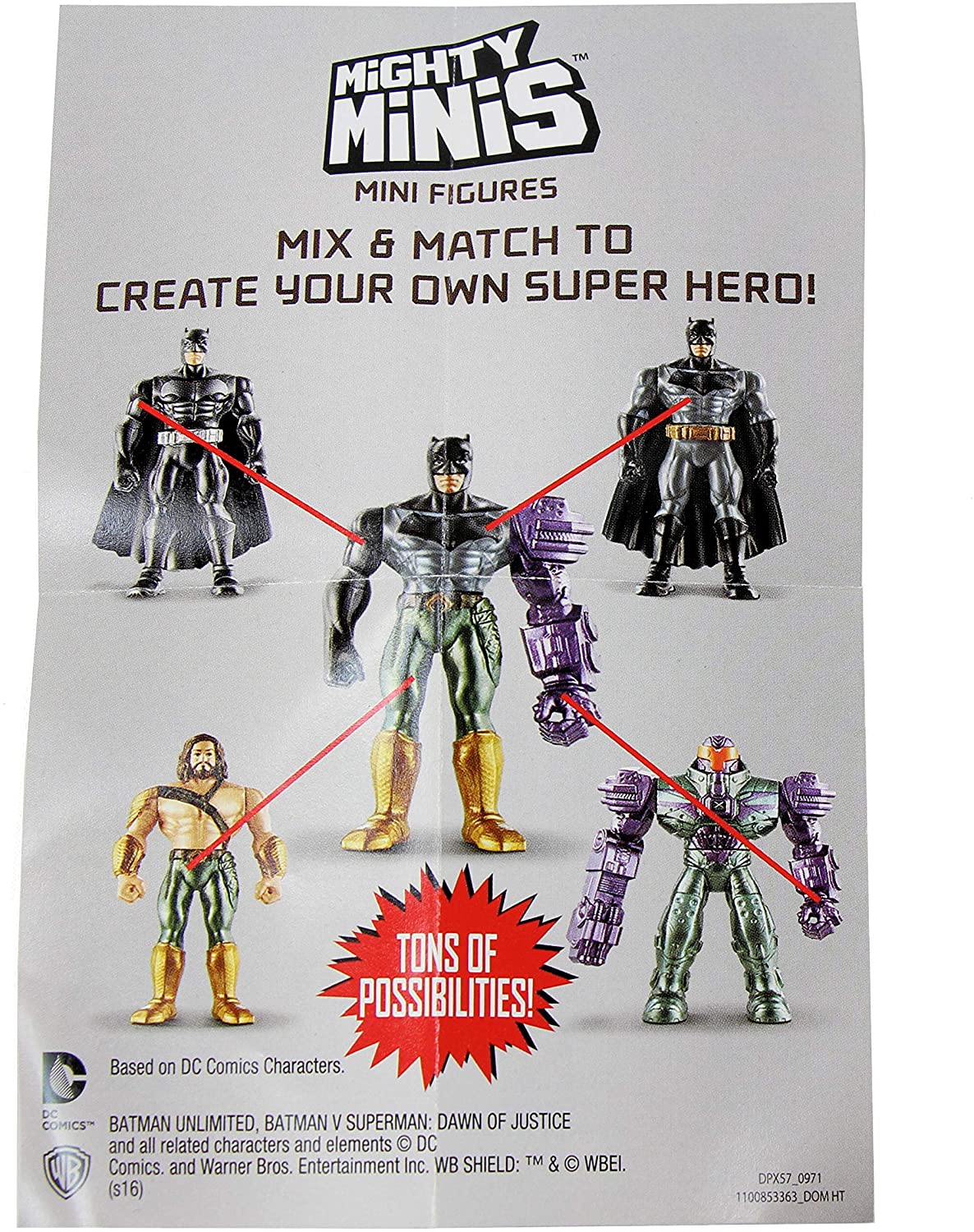 DC Comics Batman V Superman Mighty Minis Series 2 Mini Figure Blind ...