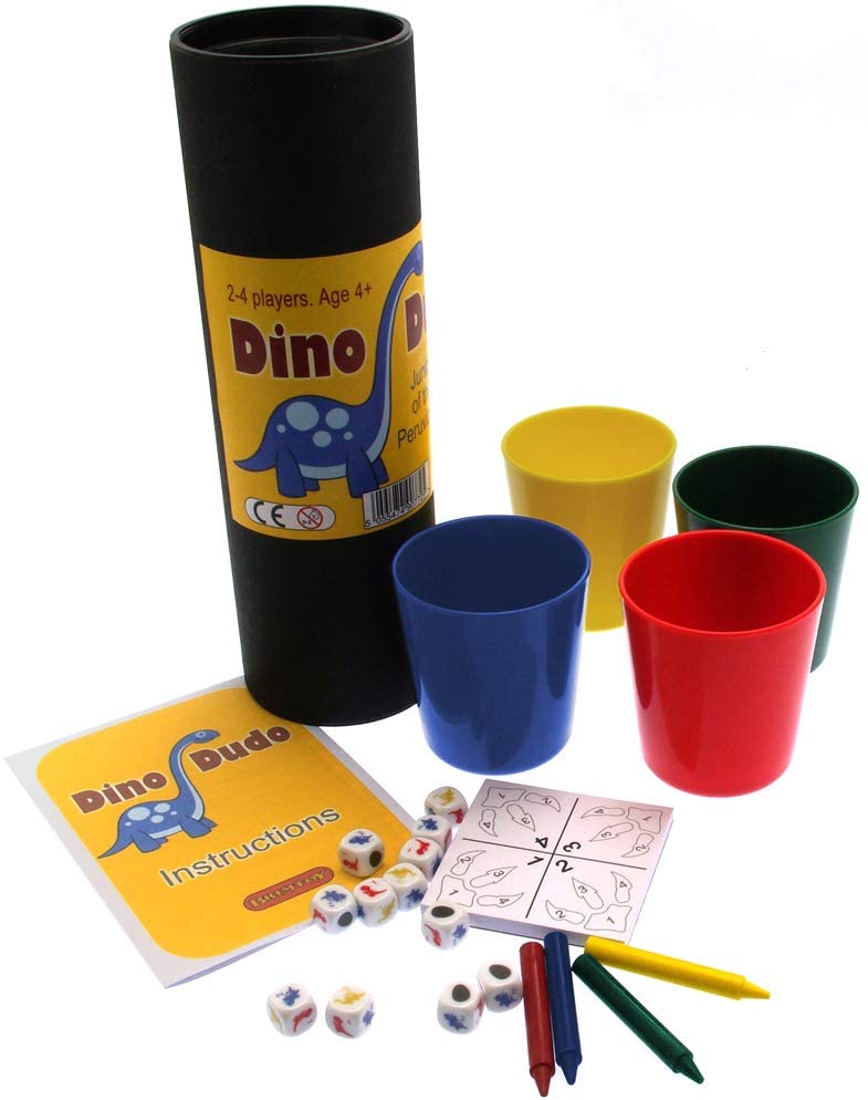 Brimtoy Dino Dudo – Junior version of the popular Peruvian dice game ...