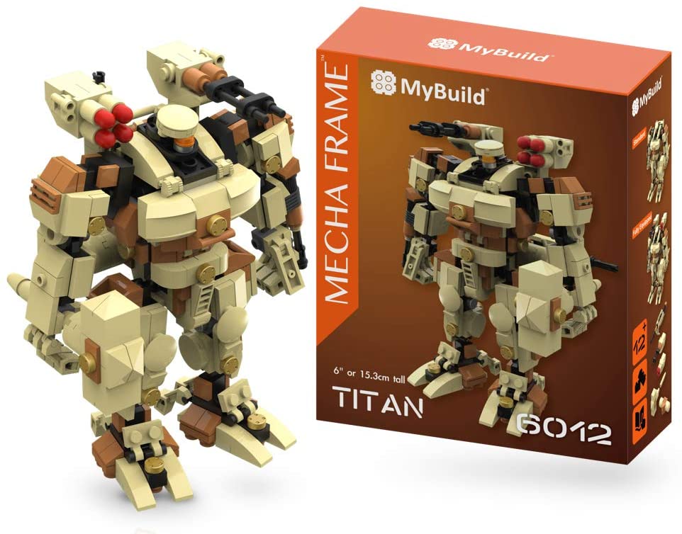 MyBuild Mecha Frame Titan 6012 Sci-Fi 6 Inch Mecha Kit Construction ...