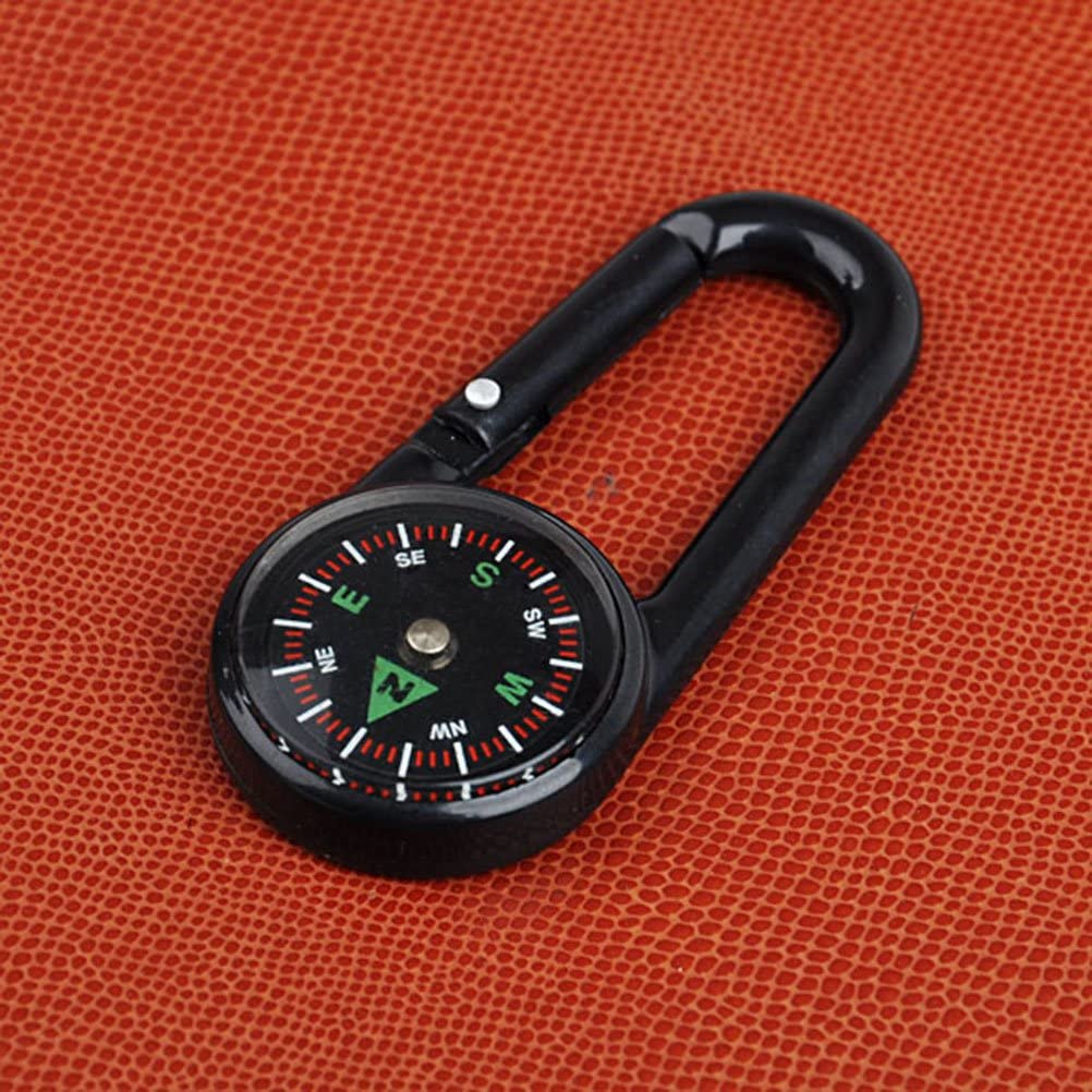 TOYMYTOY 24pcs Compass Climbing Carabiner Outdoor Self Locking ...