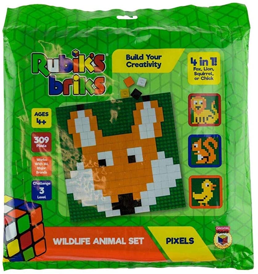 Strictly Briks Rubiks Briks 2×2 Wildlife Pixel Set | STEM Toys from ...
