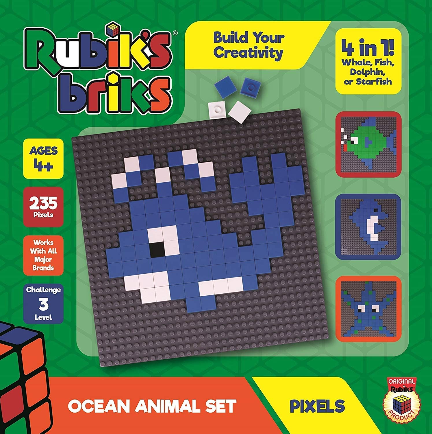 Strictly Briks Rubiks Briks 2×2 Ocean Pixel Set | STEM Toys from ...