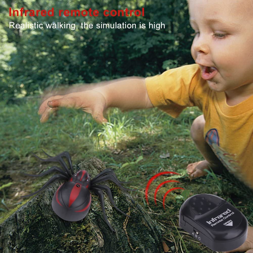 Dilwe Remote Control Insect Toy, Infrared Ants / Cockroaches / Spiders ...