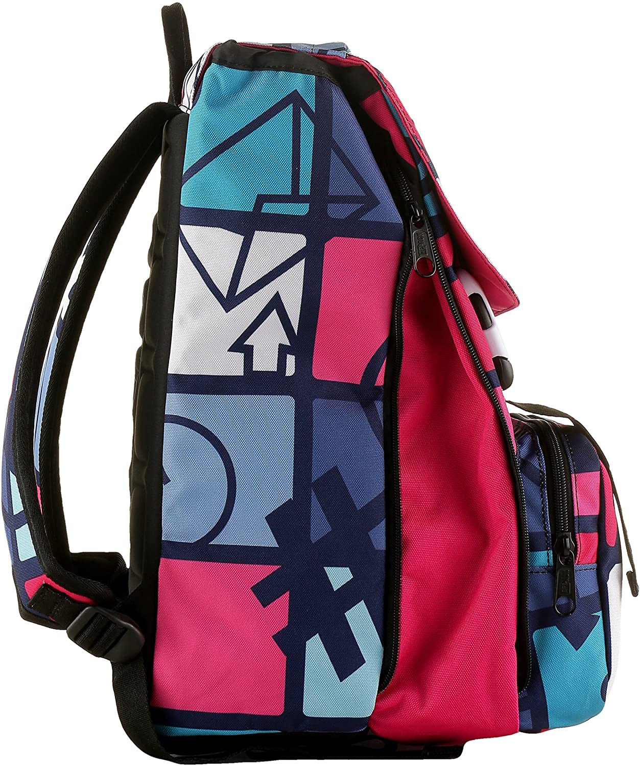 School Expandable Backpack Appack , ICON SET , Pink Blue , 28 Lt ...