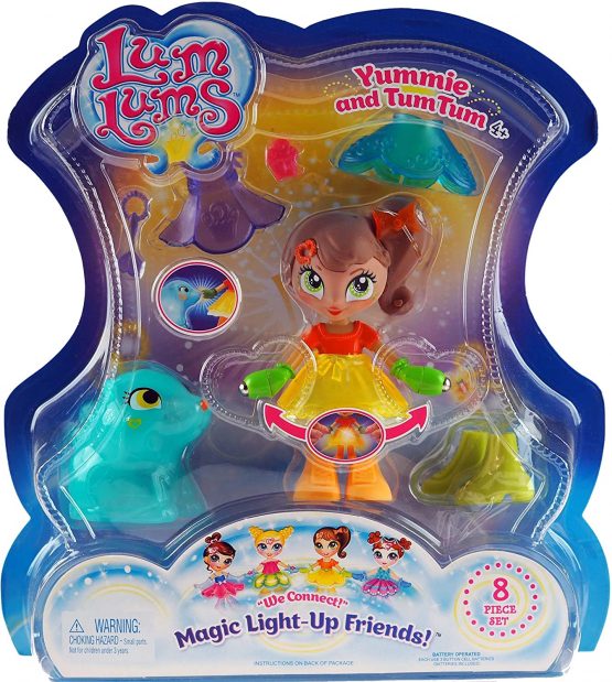 Lum Lums Magic Light-Up Friends! Doll – Yummie And Tum Tum 8 Piece Set ...