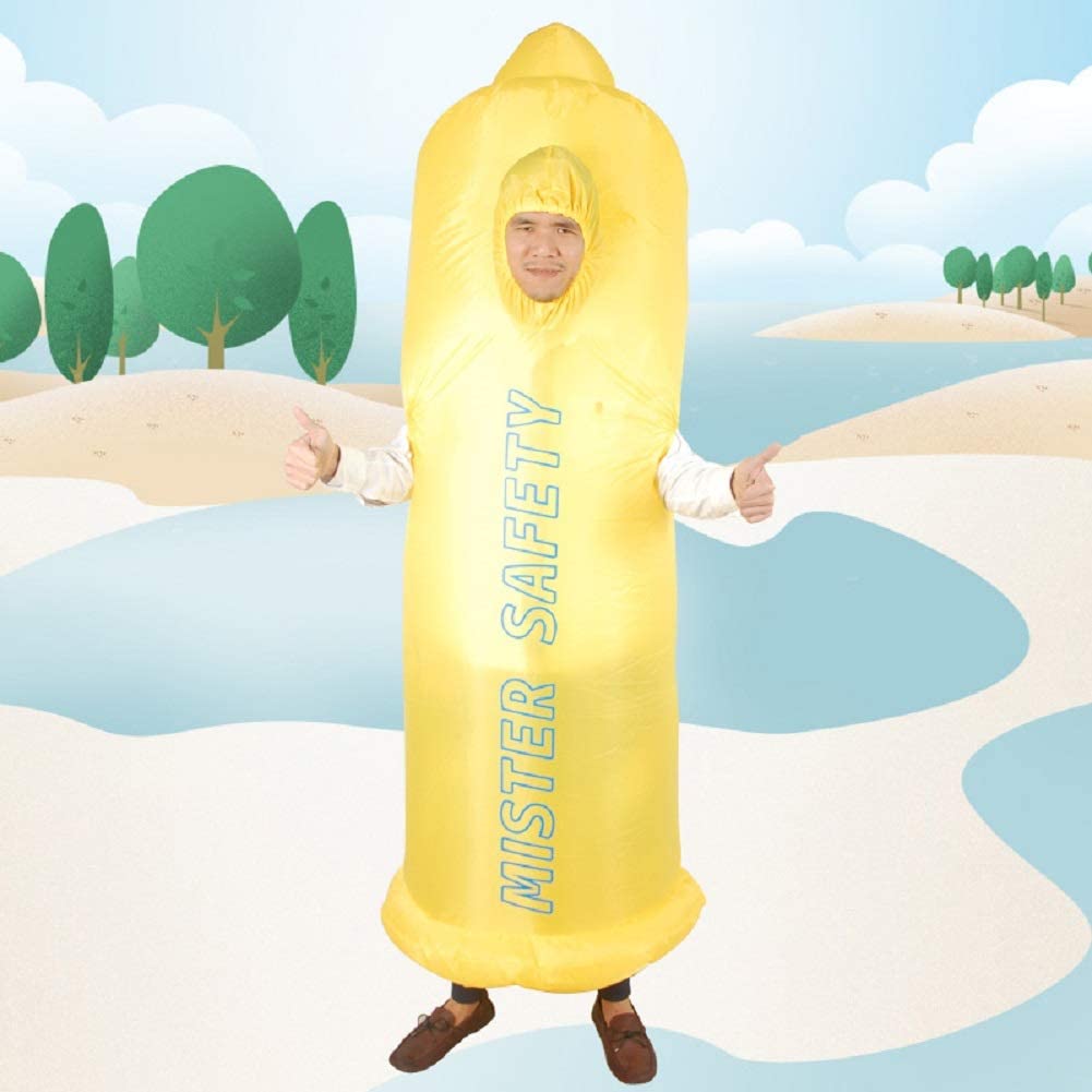 LOLANTA Adult Inflatable Condom Costume Carnival Party Fancy Dress ...