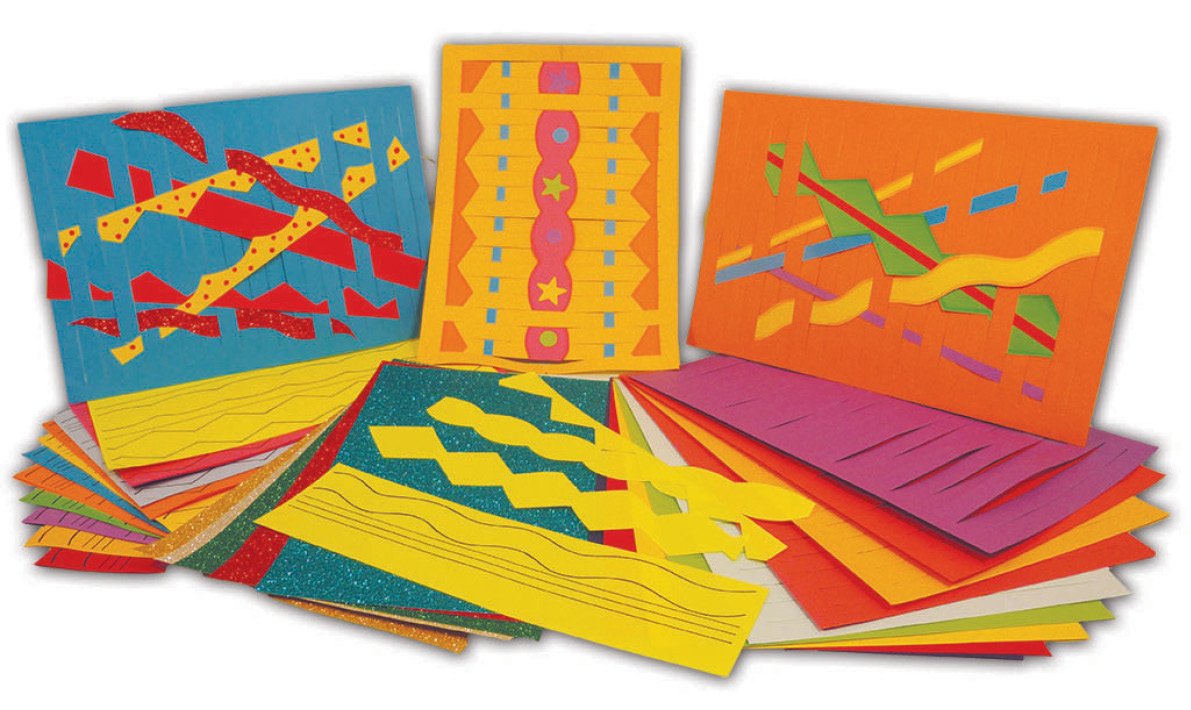 Springboard 10252 Creative Paper Weaving Craft Activity (Pack of 60 ...