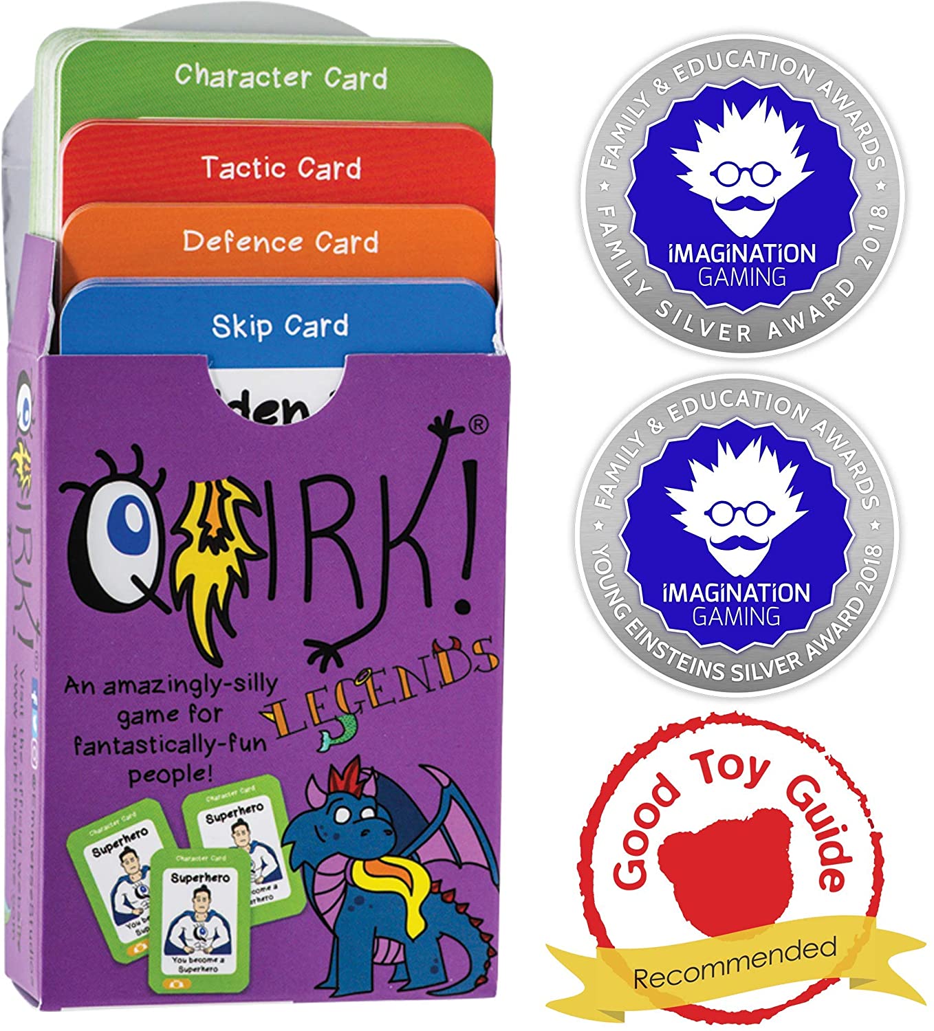 Quirk! Legends – The Act-It-Out, Fairy Tale Card Game for all the ...